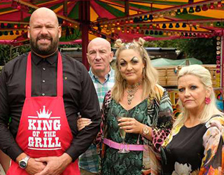 King Gary Series 2 Filming - Simon Day